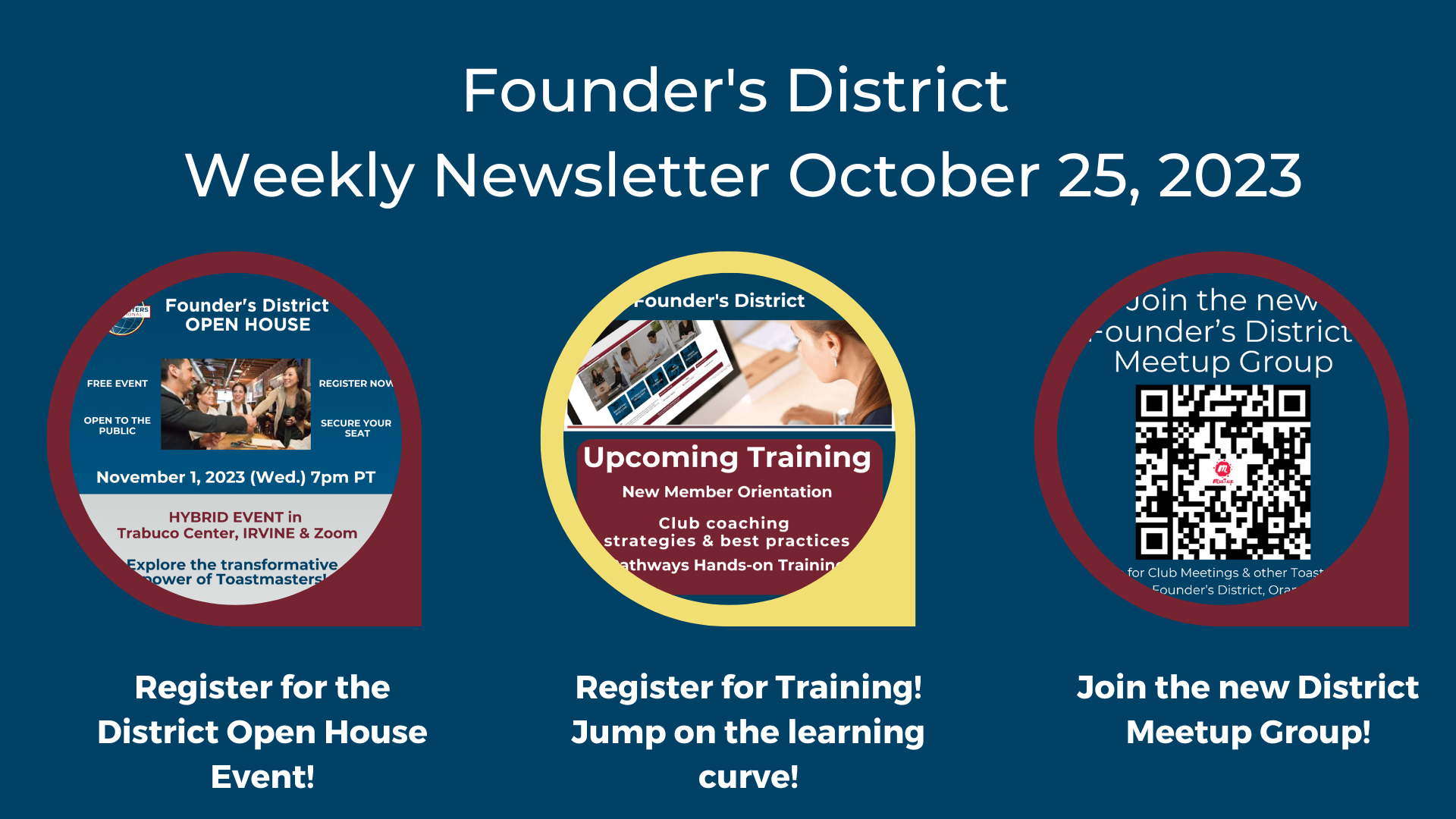 Newsletter – Founder's District Toastmasters