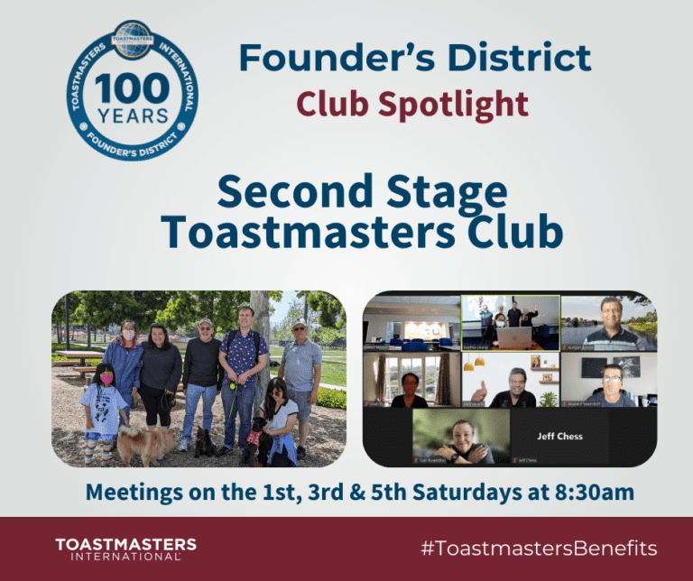 Founder's District Toastmasters – The Birthplace of Toastmasters