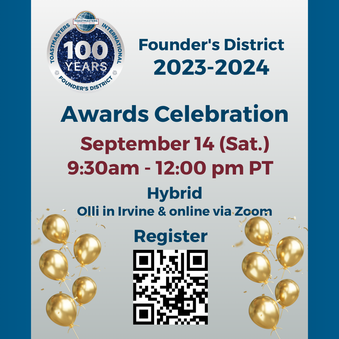 Founder's District Toastmasters – The Birthplace of Toastmasters
