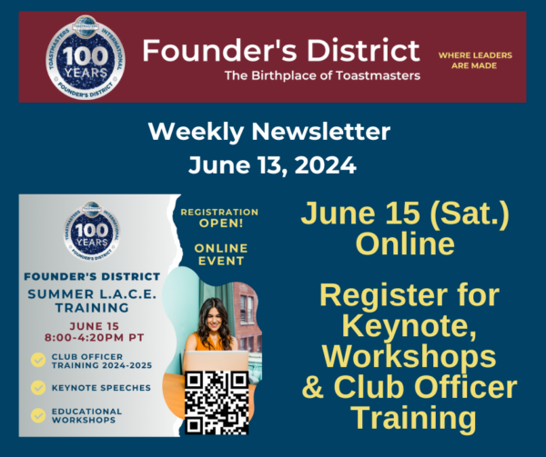 Founder's District Toastmasters – The Birthplace of Toastmasters